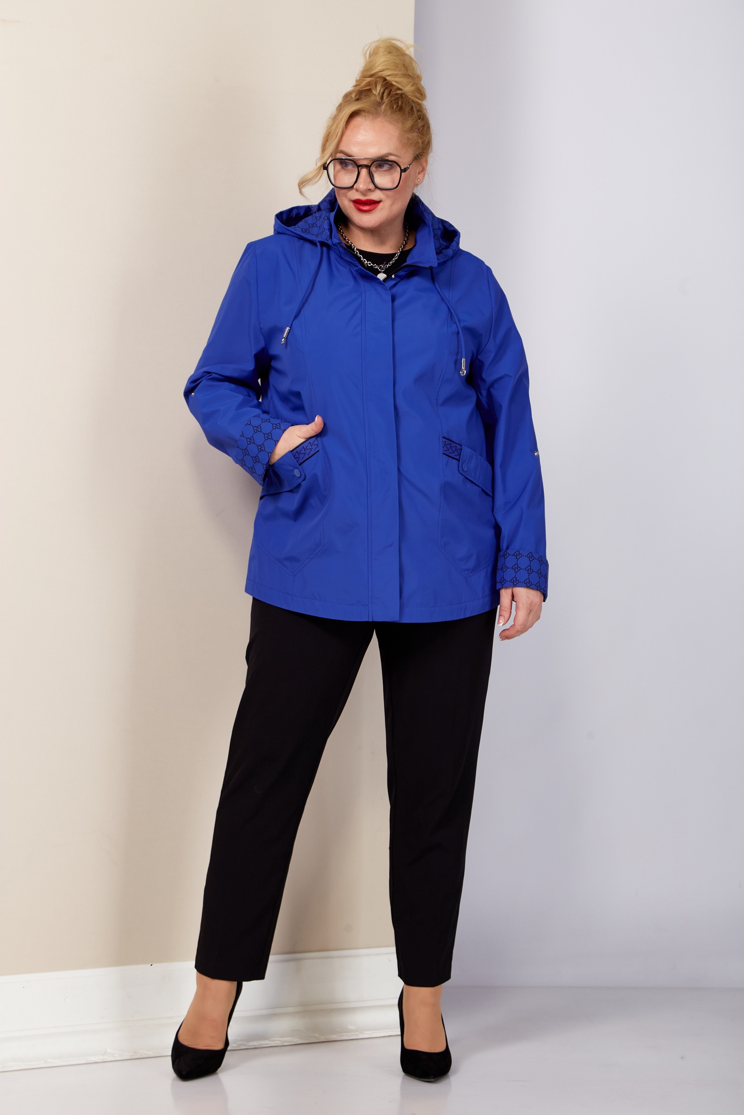 Куртка 2147 василёк Shetti купить - 6% скидка | в наличии